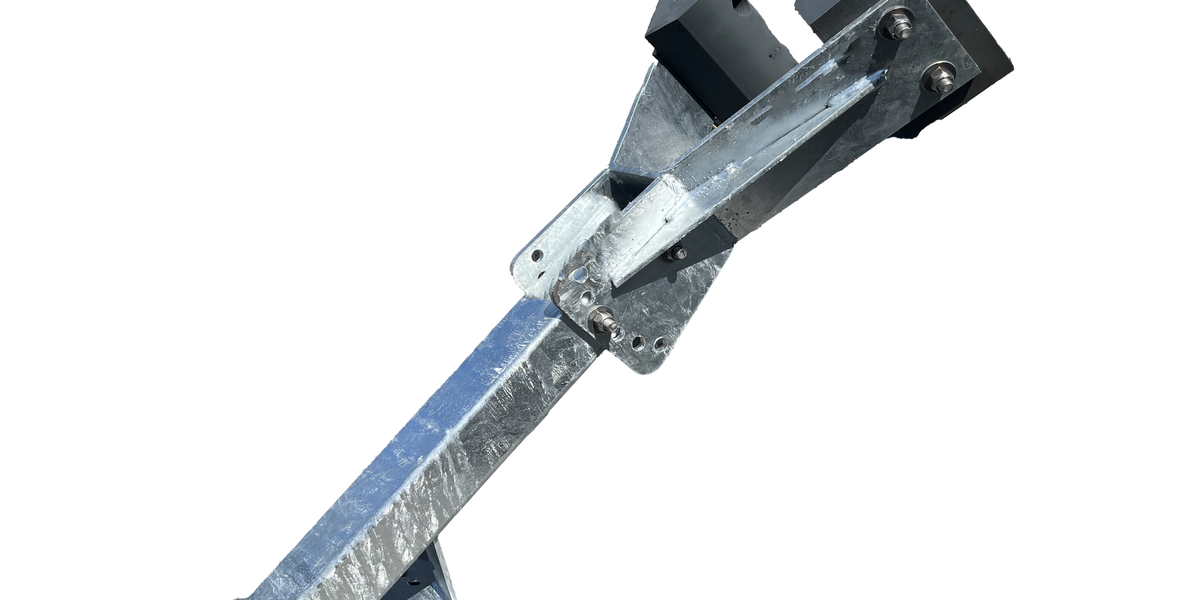 Heavy Duty Adjustable Bow Stop with HD Grey Non Marking Rubber Bumpers ...