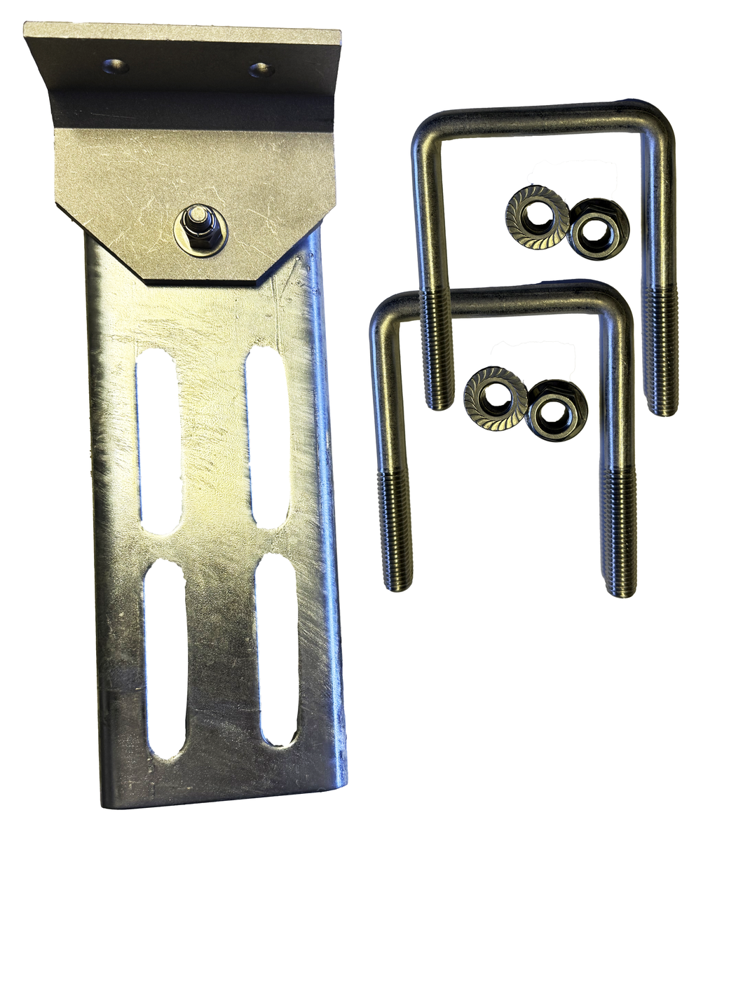 Center Bunk Bracket Kit, 10" HD Galvanized Double Slotted Bolster 2x6 ...