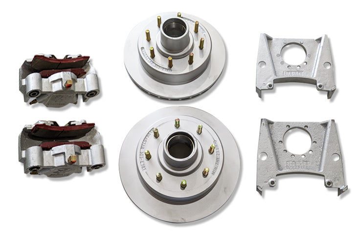 Hydrastar® 7K Axle, 8 Lug Integral Trailer Disc Brake Kit (1/2 in ...